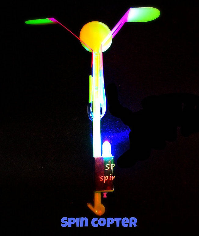 Spin Copter LED Slingshot Helicopter (All Colors) - SPC69613 — Canyon ...