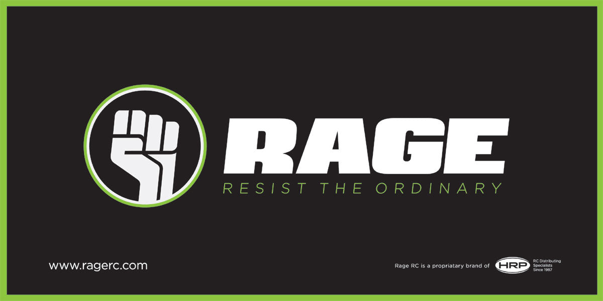 Rage R/C Rage Banner 24"x48" RGRBANNER — Canyon Hobbies